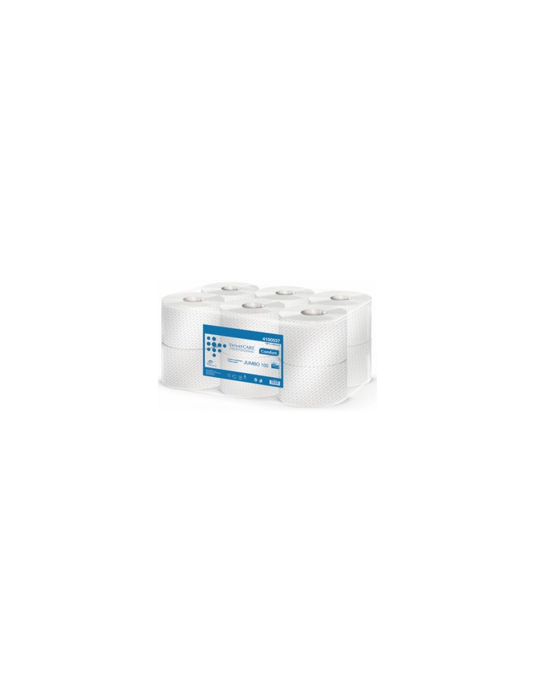VELVET CARE PROFESSIONAL Papier toaletowy JUMBO 100 COMFORT, 12 szt, 1 ...
